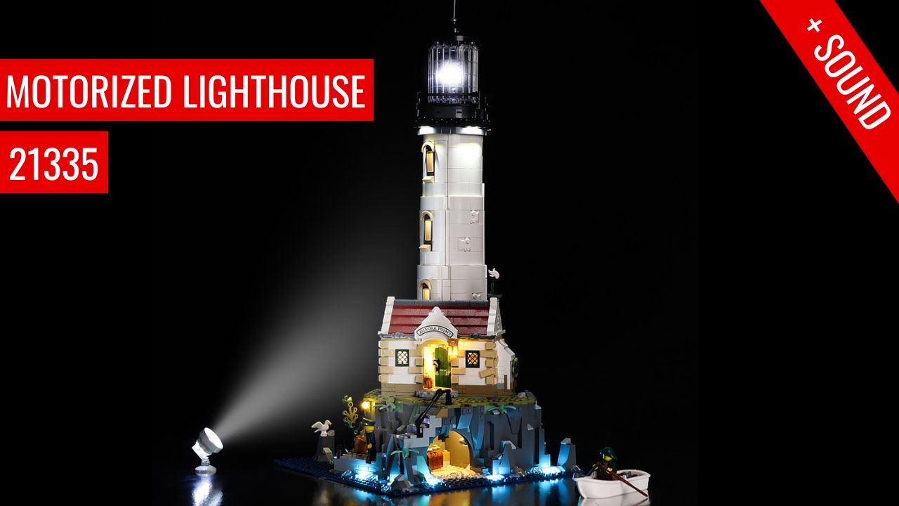 LEGO Motorized Lighthouse 21335 Light Kit (Remote / Remote + Sound ...