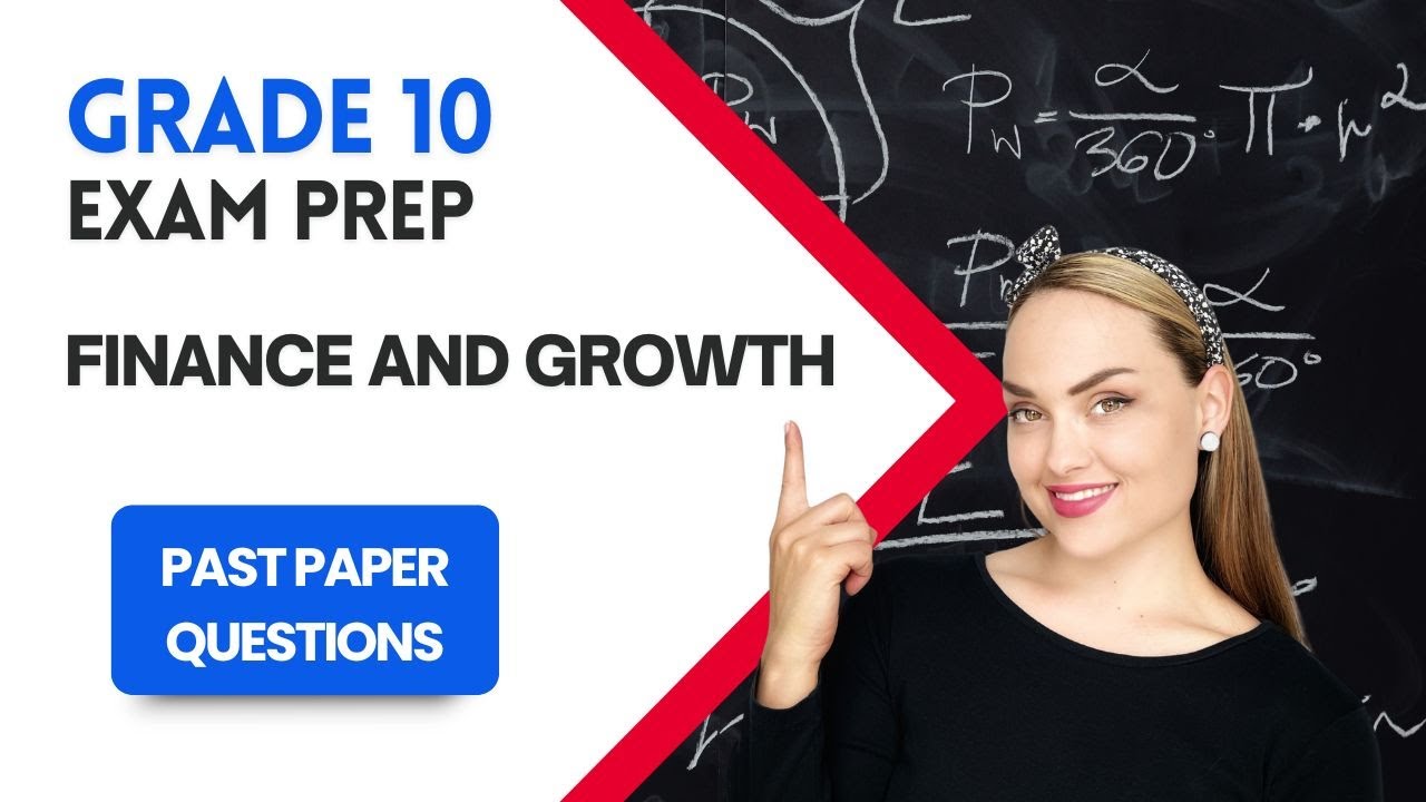 Grade 10 Maths Revision: Finance and Growth | Past Paper Questions ...