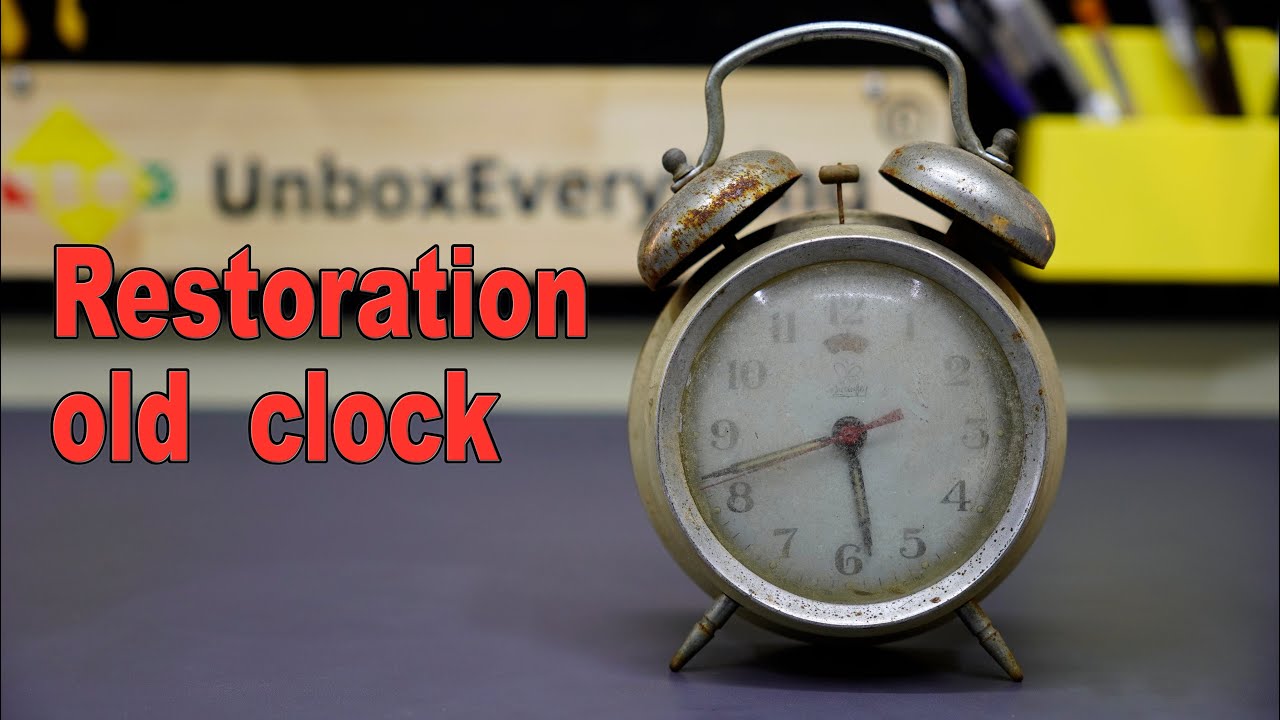 Repaired an old-fashioned alarm clock. I really like the clicking sound ...