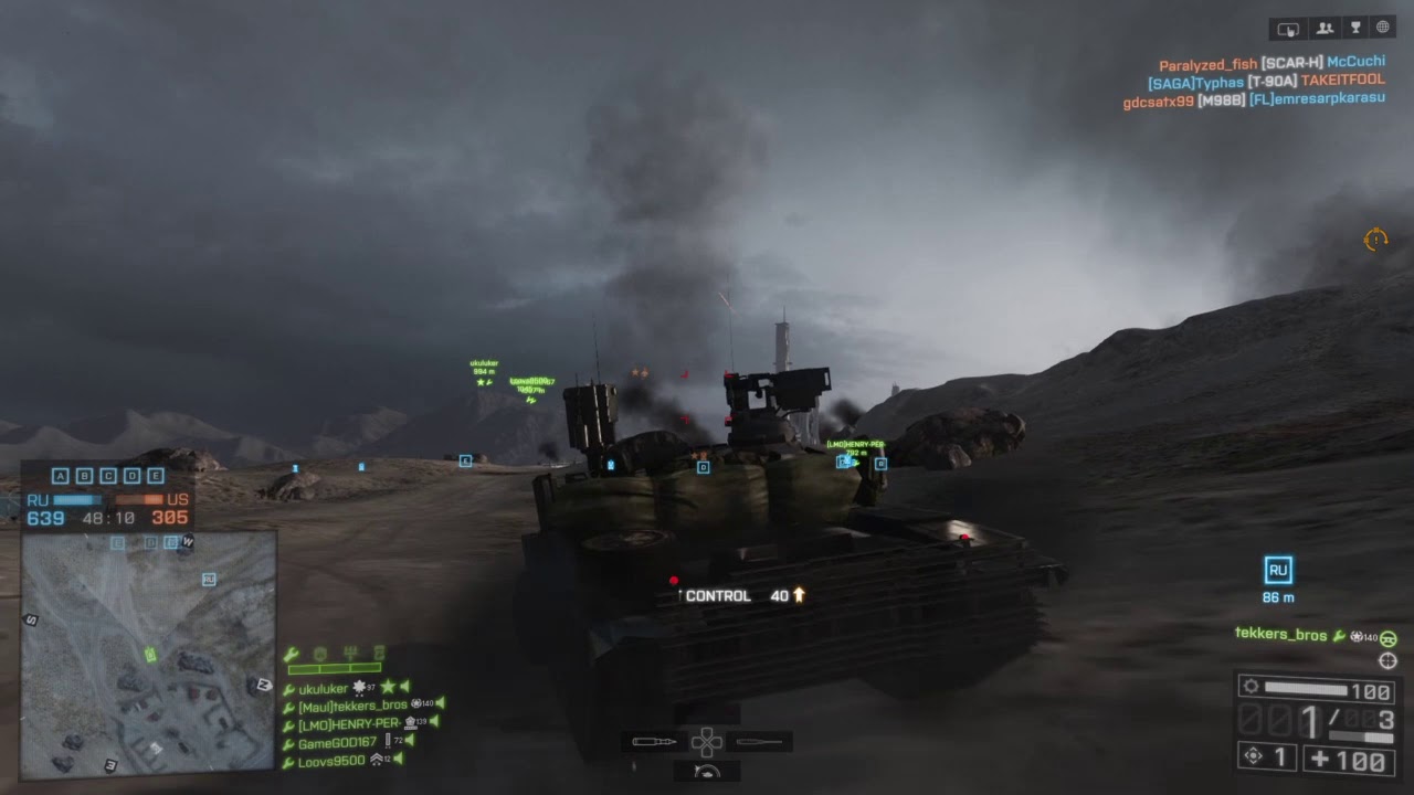 Battlefield 4 Longest Tank kill? Tekkers Bros BF4 - YouTube
