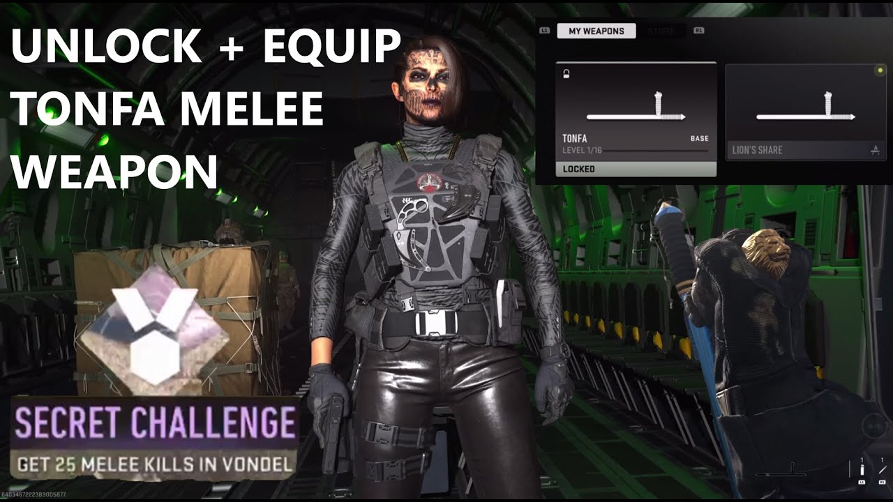 Guide to Early Unlock and Equip *Tonfa Melee Weapon* in Call Of Duty ...