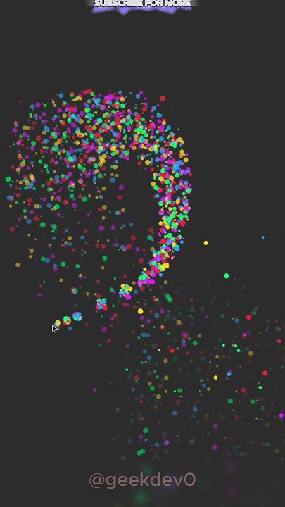 Explosion Effect with Pure JavaScript! #frontend #coding #javascript #programming - YouTube