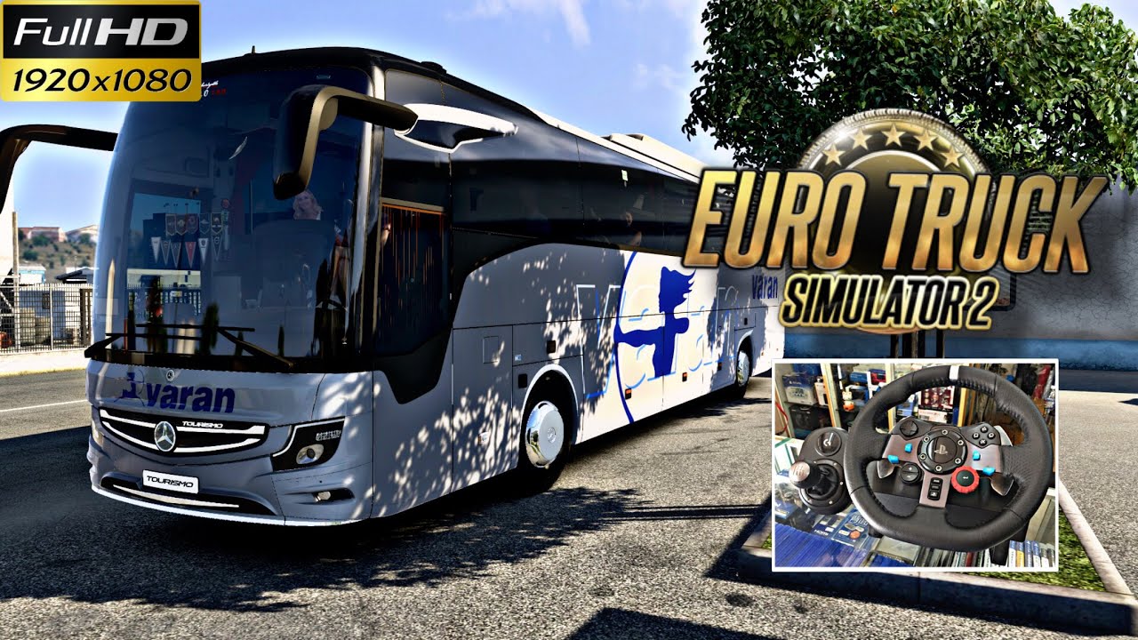 Bus driving simulation | Euro Truck Simulator 2 | Logitech G29 Cam ...