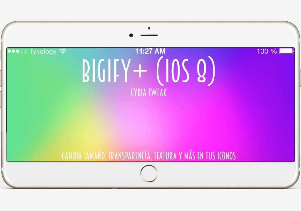 Bigify + - Cambia tamaño, transparencía, textura y más a los iconos ...