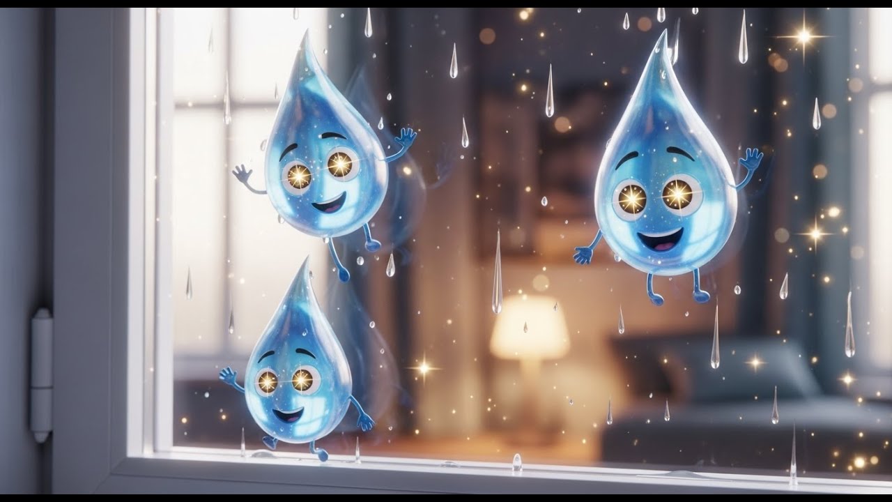 Counting Raindrops on the Window | Nursery Rhyme Song for Kids - YouTube