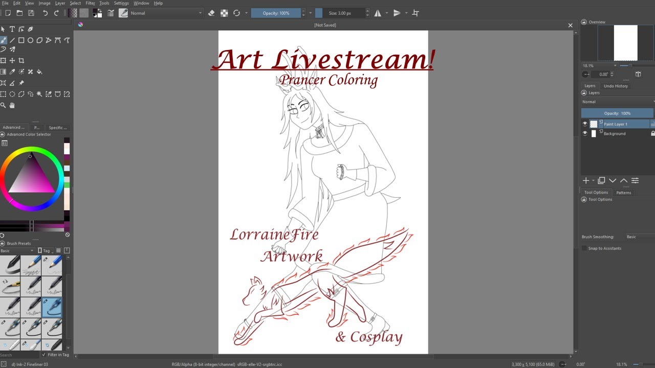 Art Stream: Prancer Coloring, Original - YouTube