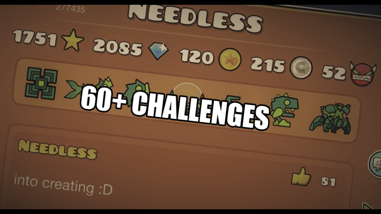 More than 60 of Needles' challenges - YouTube