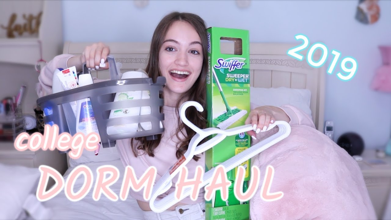Huge College Dorm Haul 2019 - YouTube