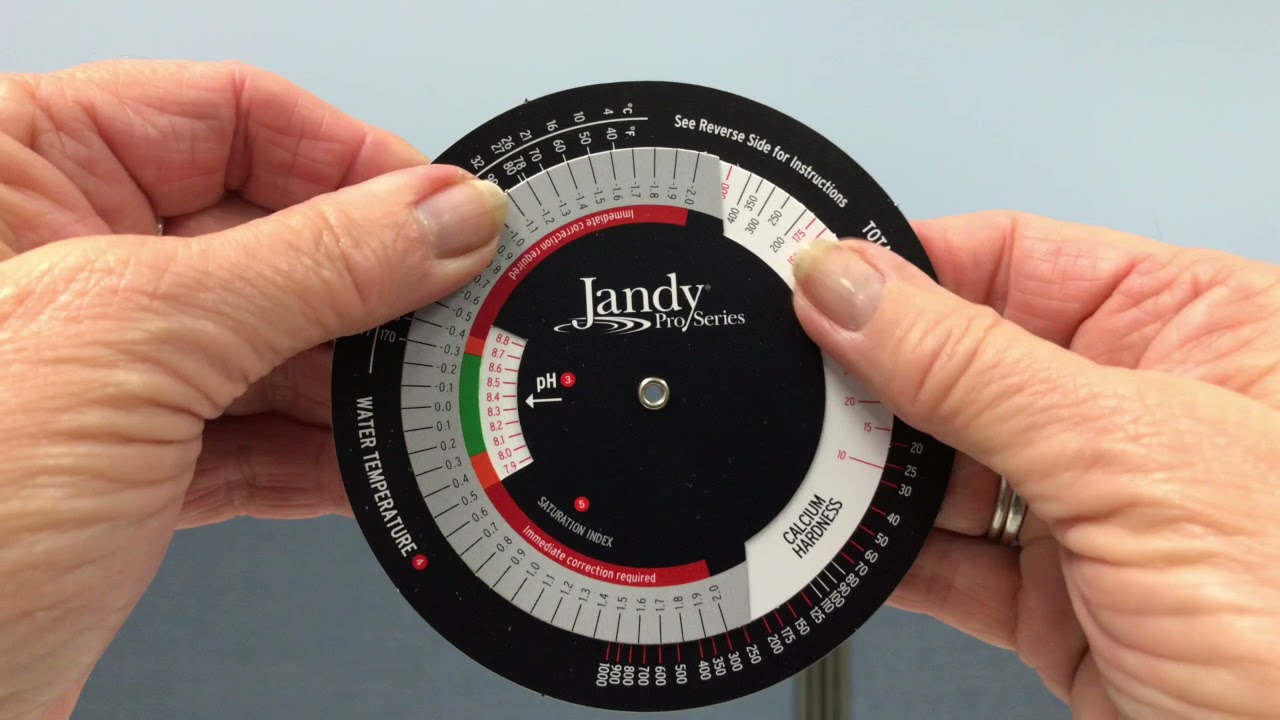 Jandy® Pro Series Saturation Index Wheel Chartby American Slide Chart ...