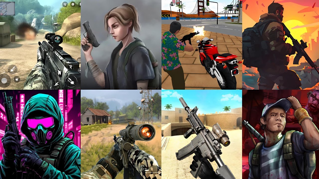 Top 50 Best Offline FPS & TPS Shooting Games for Android 2025 - YouTube