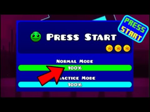 "Geometry Dash" - Press Start Completion + All Coins - YouTube