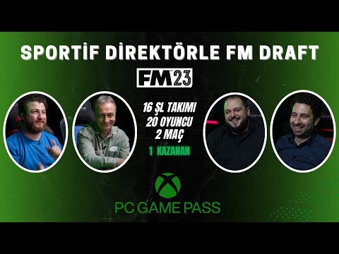 Sportif Direktörle FM Oynadık! | Önder Özen @oturanbogacyoutube & @Serbest8 | FM Draft #1 w/ PC Game Pass