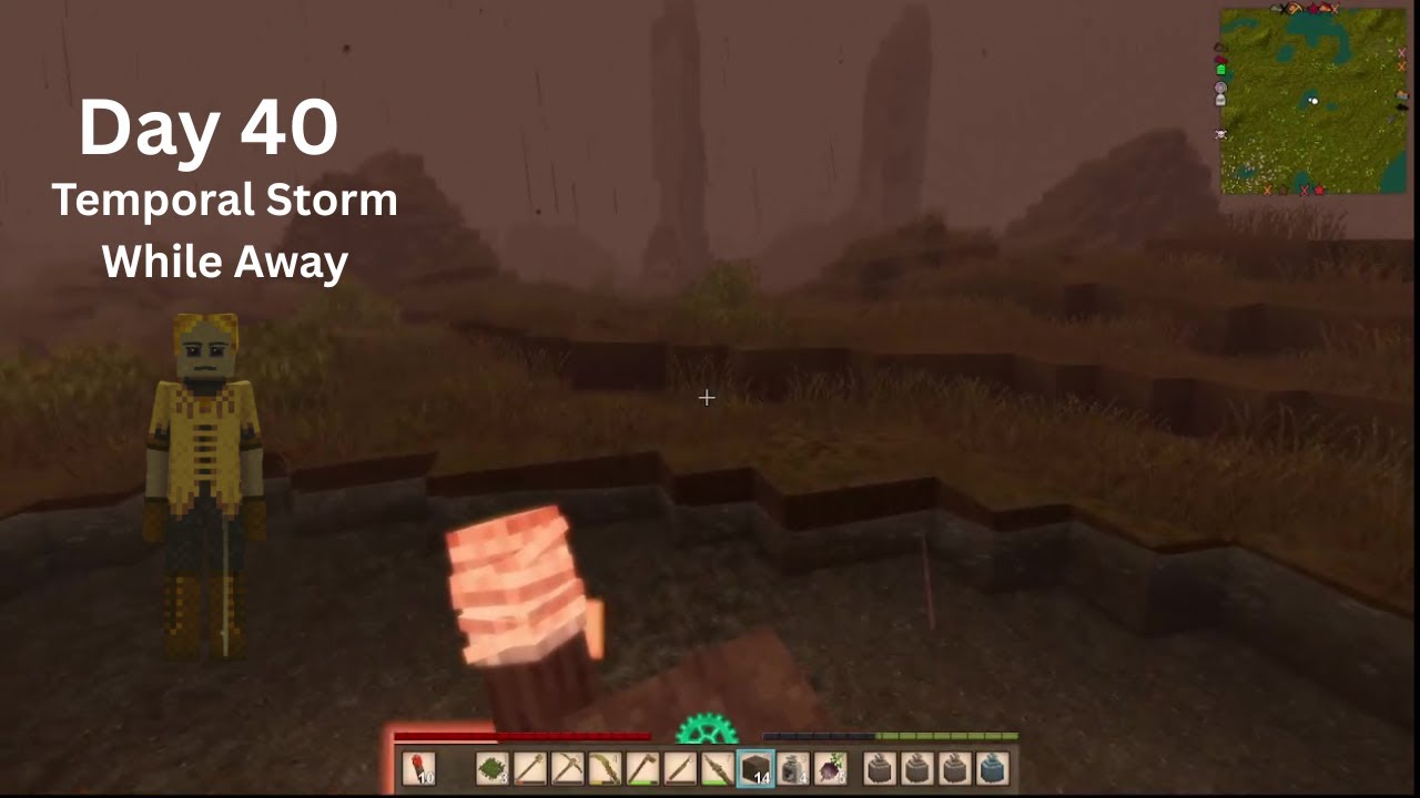 Vintage Story (Day 40) Temporal Storm While Away - YouTube