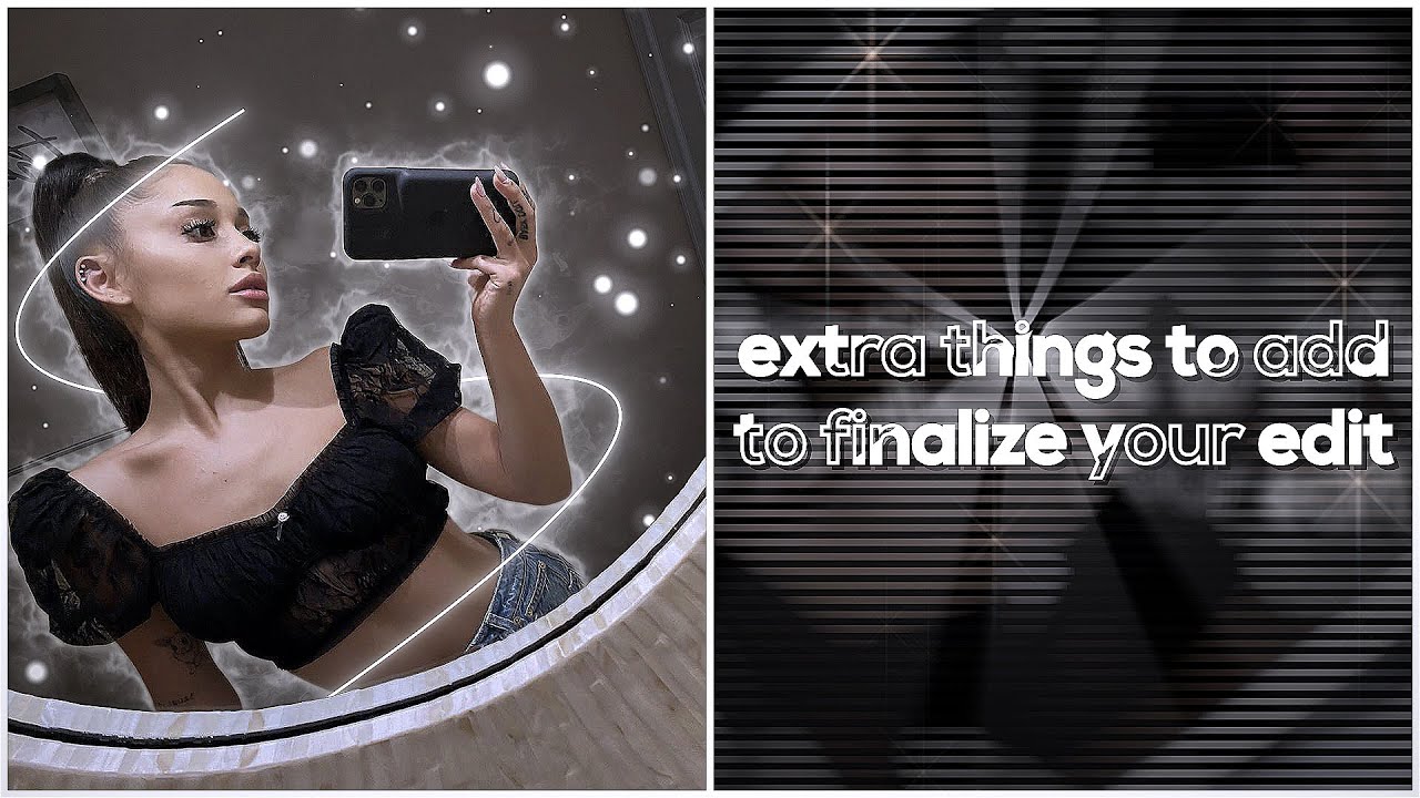 extra things to add to finalize your edit - YouTube