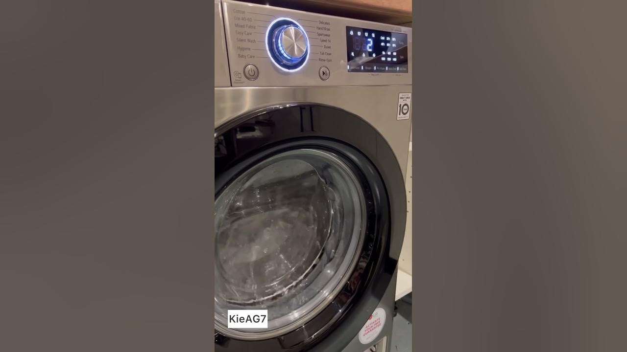 Service mode and demo mode on the LG AIDD before maintenance wash - YouTube