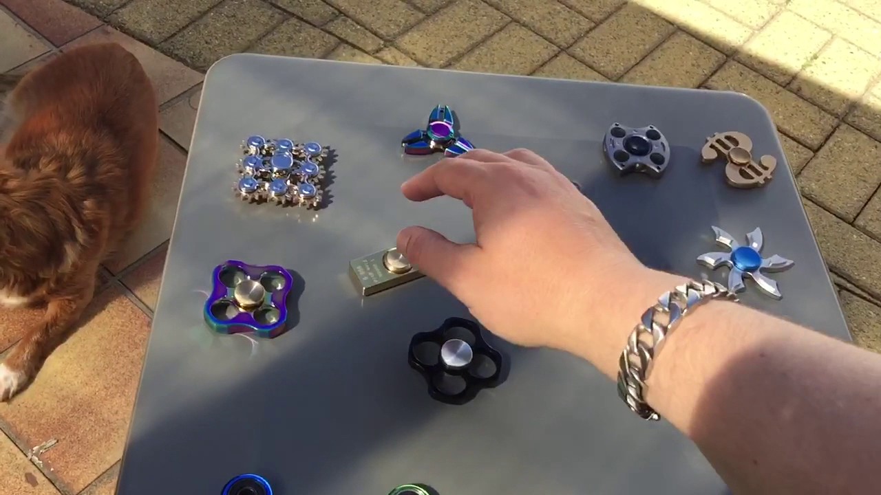 Fidget spinner - collection box 2 - spintime - YouTube