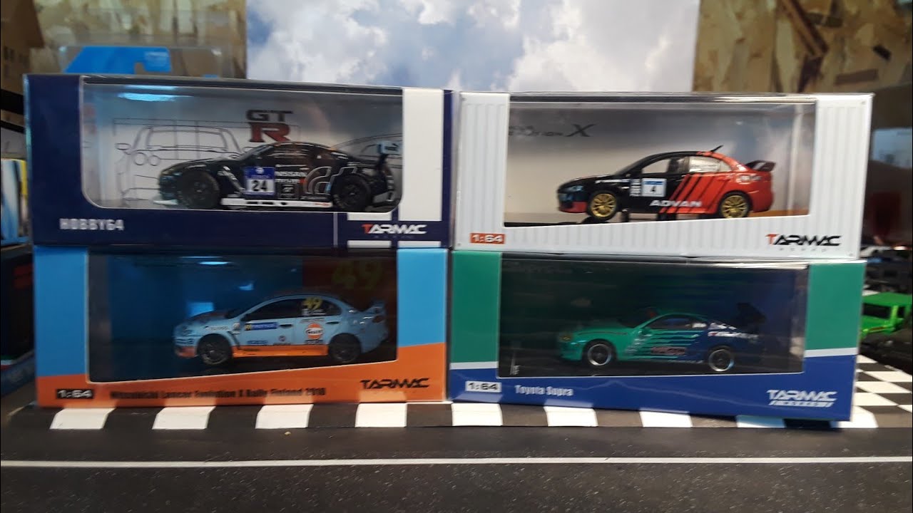 A close look at some tarmac 1/64 diecast cars - YouTube