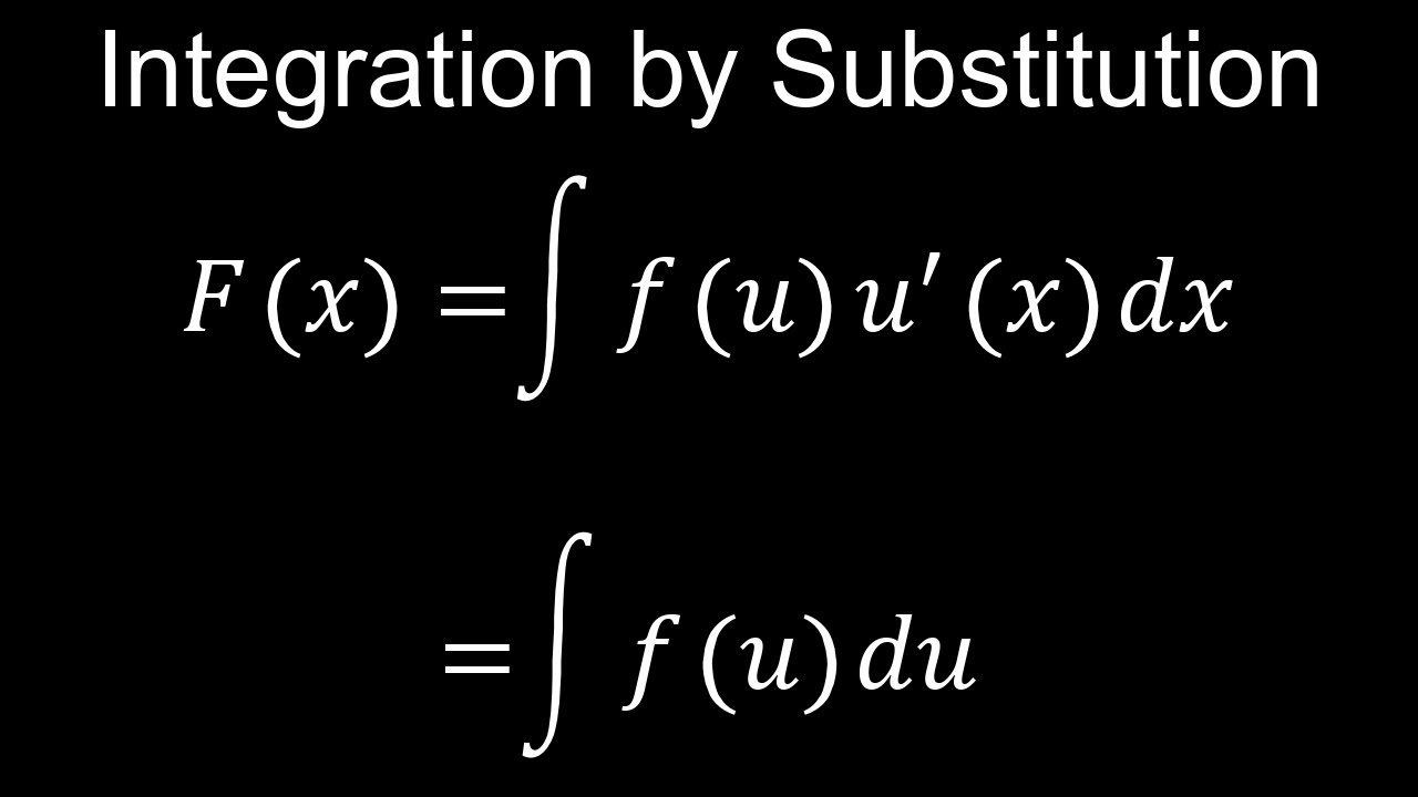 Integration by Substitution Method Explained, Definite integrals ...
