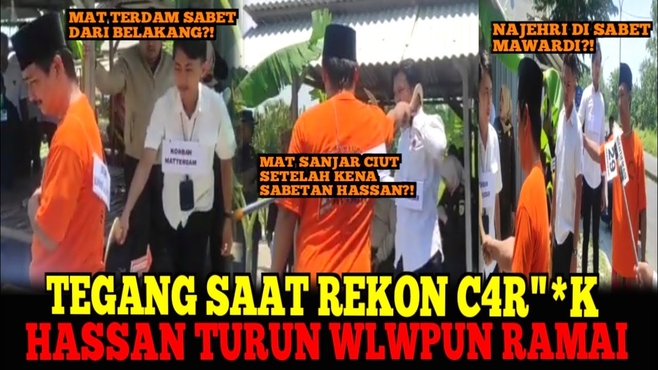 REKONTRUKSI SANGAT JELAS HASAN VS MAT TANJAR?! - YouTube
