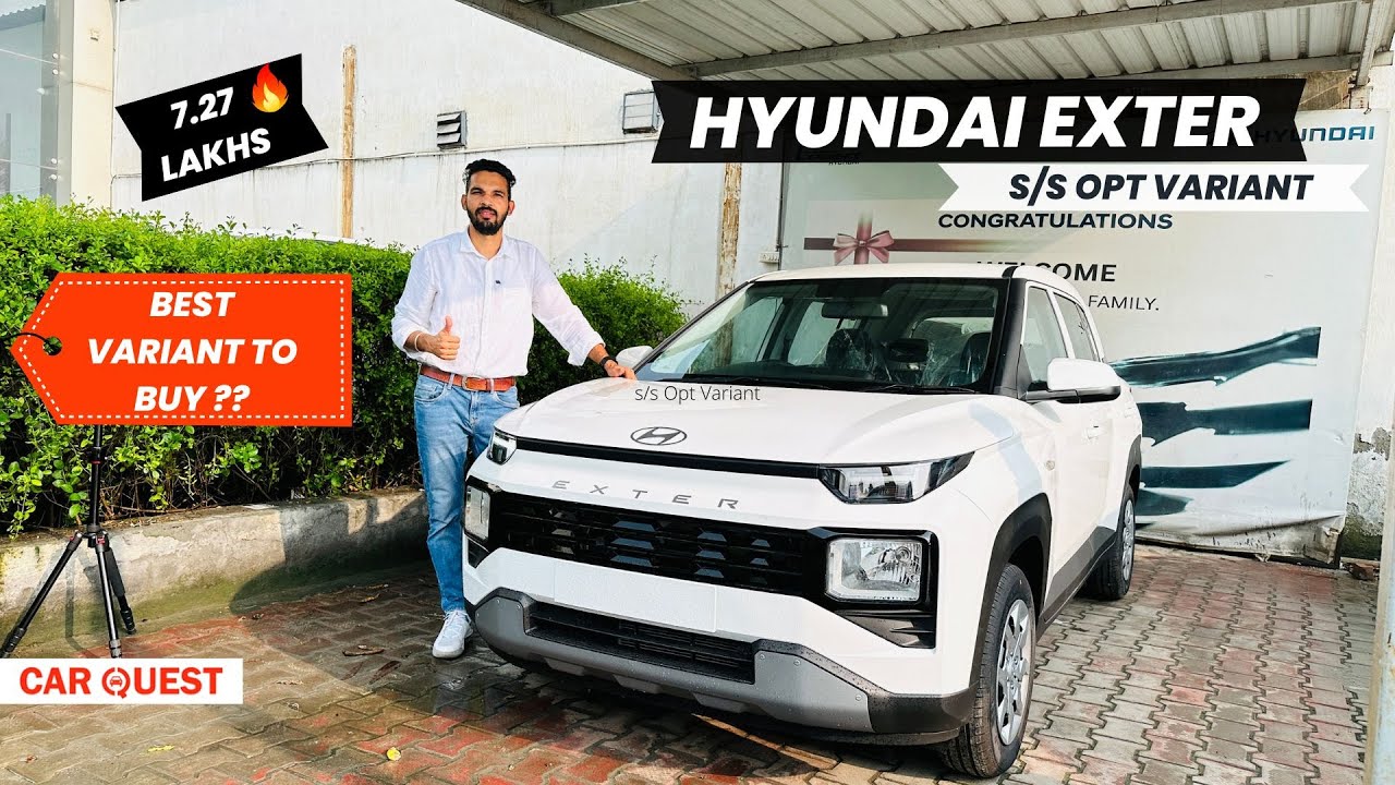 New Hyundai Exter S & S Optional Detailed Walkaround | Car Quest - YouTube
