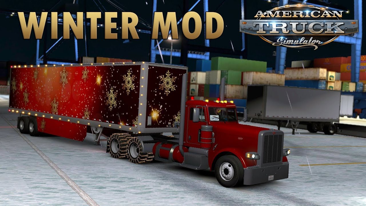 ATS Extreme Winter Mod (American Truck Simulator) - YouTube