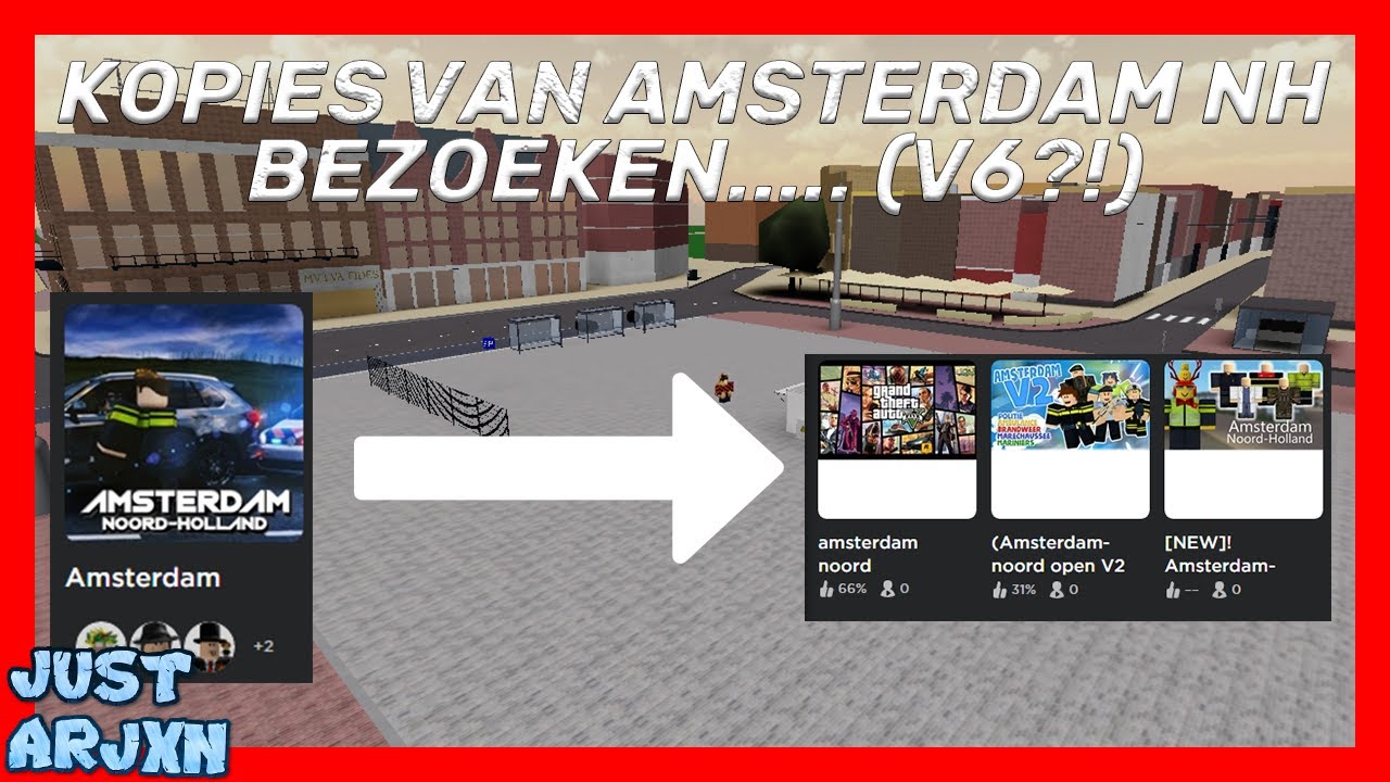 Kopies van Amsterdam Noord-Holland bezoeken.. (V6?!) (ROBLOX) - YouTube
