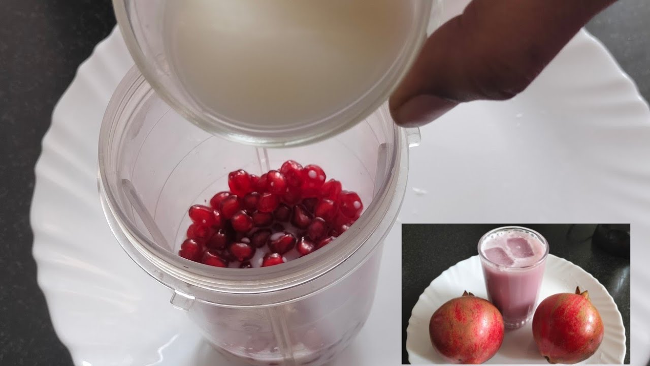 மாதுளை ஜூஸ் செய்வது எப்படி | Pomegranate Juice in Tamil | Mathulai ...