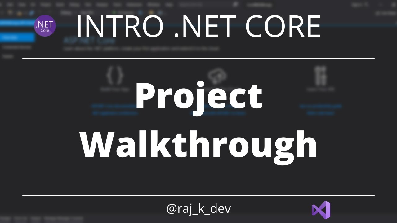 ASP.NET CORE PROJECT WALKTHROUGH IN HINDI | .NET 6 | TUTORIAL | @raj_k ...