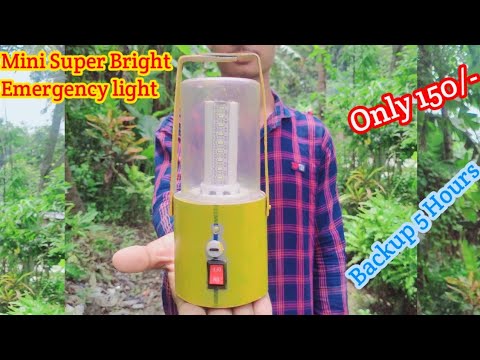 Mini Super Bright Emergency Light Using A PVC Pipe For At Home || Only ...