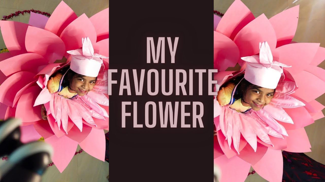 My favourite flower - First Prize | Fancy Dress competition | Show And ...