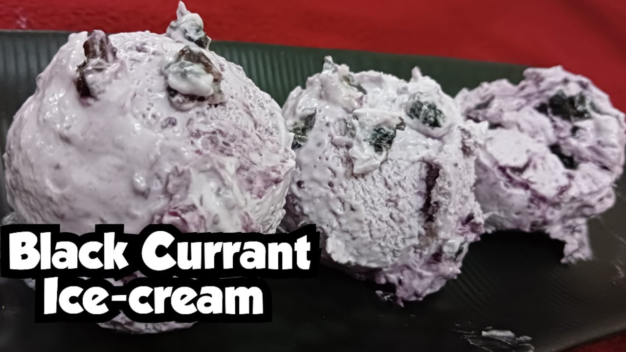 Summer Special | Black Currant Ice-cream Recipe | ब्लैक करंट आइसक्रीम ...