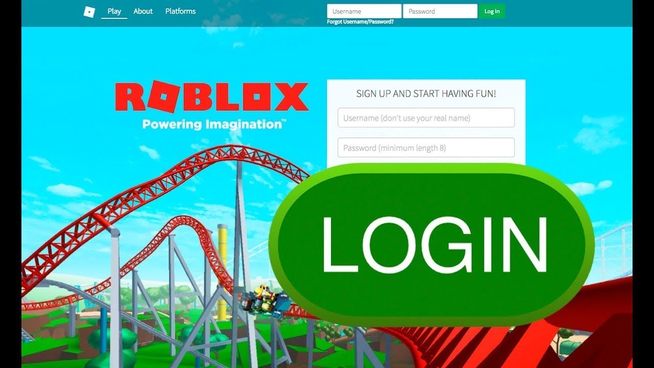 roblox login (full tutorial) _2019 - YouTube