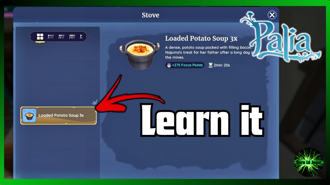 Palia Loaded Potato Soup (Recipe) - YouTube