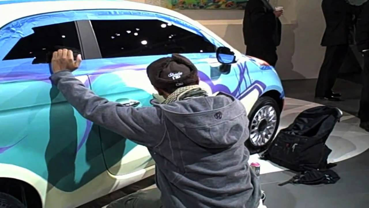 Fiat Graffiti Artist - YouTube