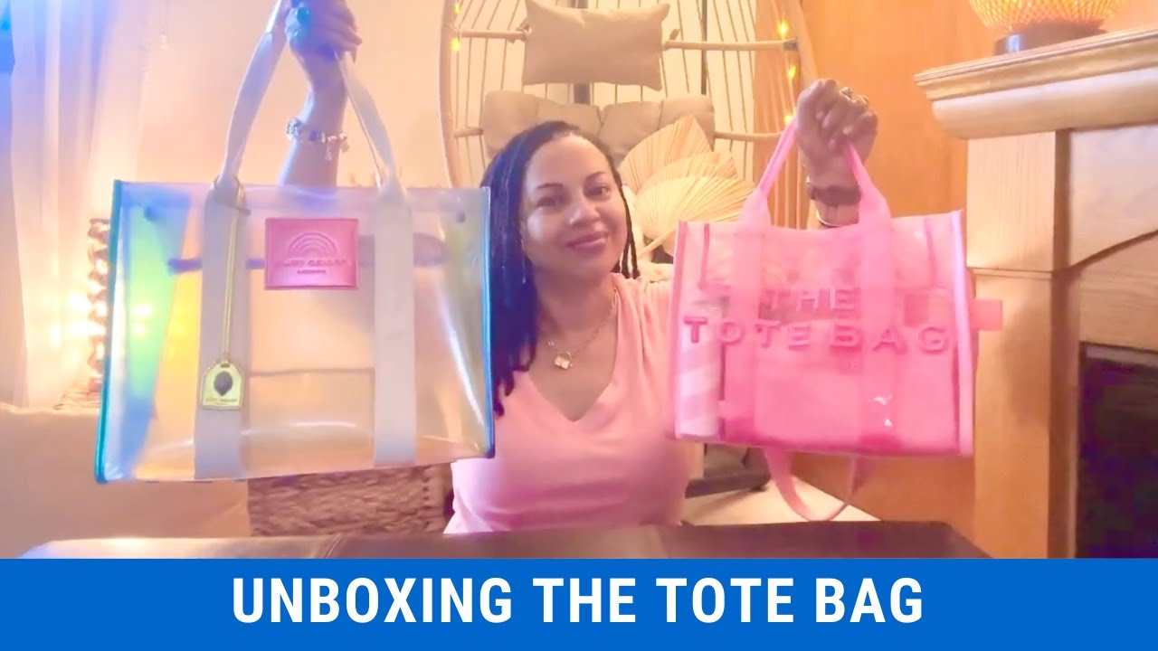 UNBOXING & BAG SWITCH THE MARC JACOBS TOTE BAG MESH & KURT GEIGER ...