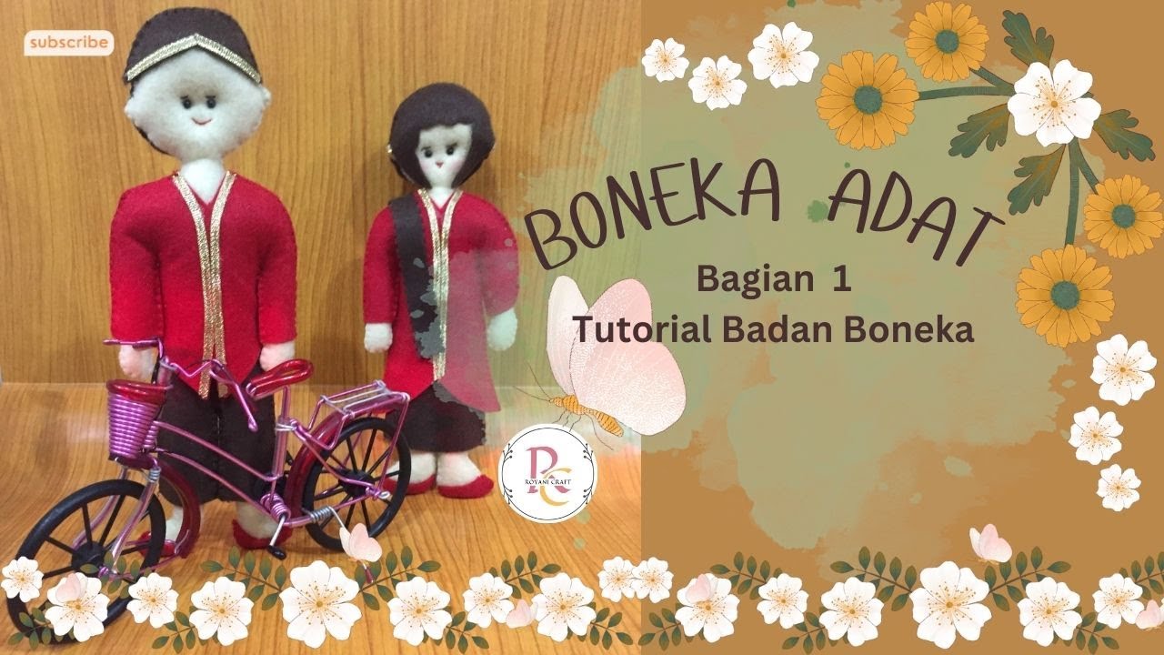 Tutorial Boneka Adat - Membuat Badan Boneka - YouTube