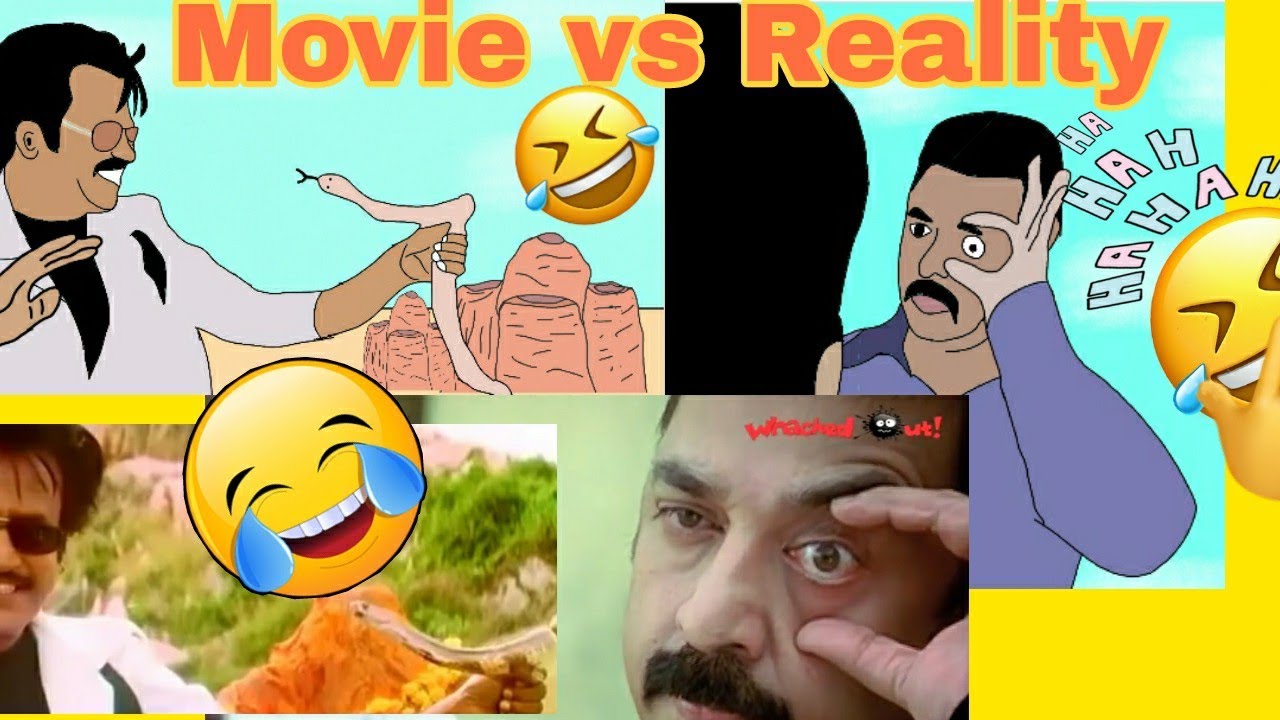 🔥MOVIES VS REALITY🔥 // 😂RAJINI VS KAMAL😂 // 2D ANIMATION // ANIMATE ...
