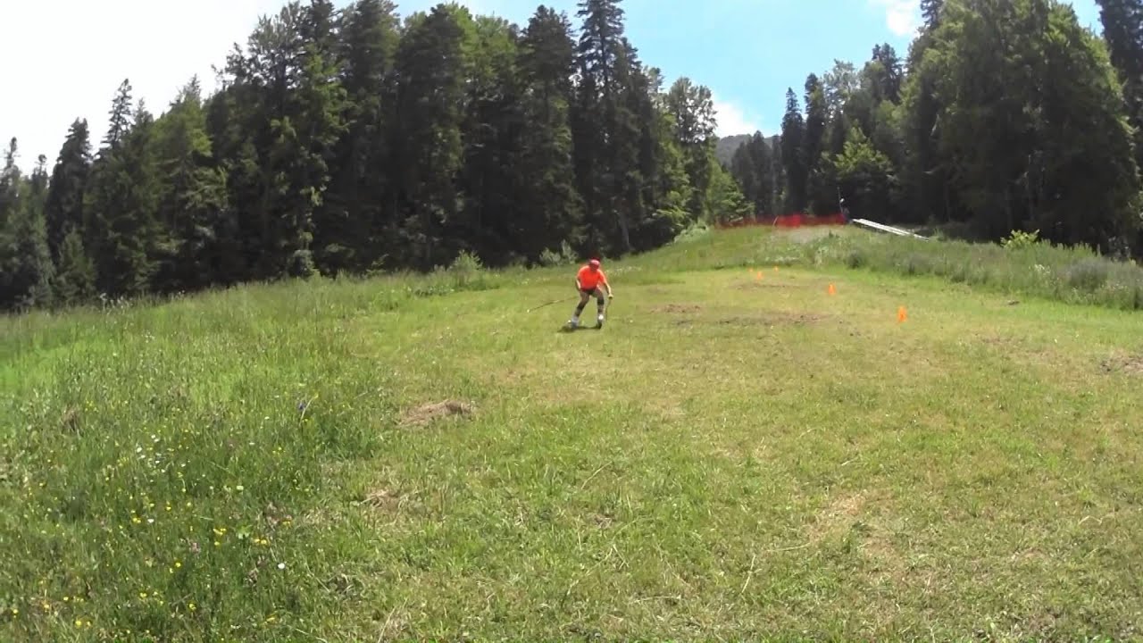 Grass ski - YouTube