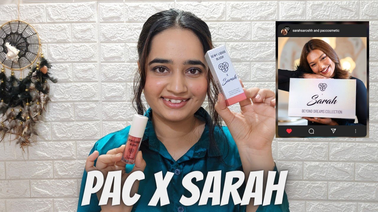 PAC X Sarah 🎀 Beyond Dreams Collection Newly Launched 😍 - YouTube