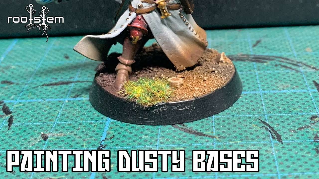 Quick 40k Bases and dust weathering 2021 - YouTube
