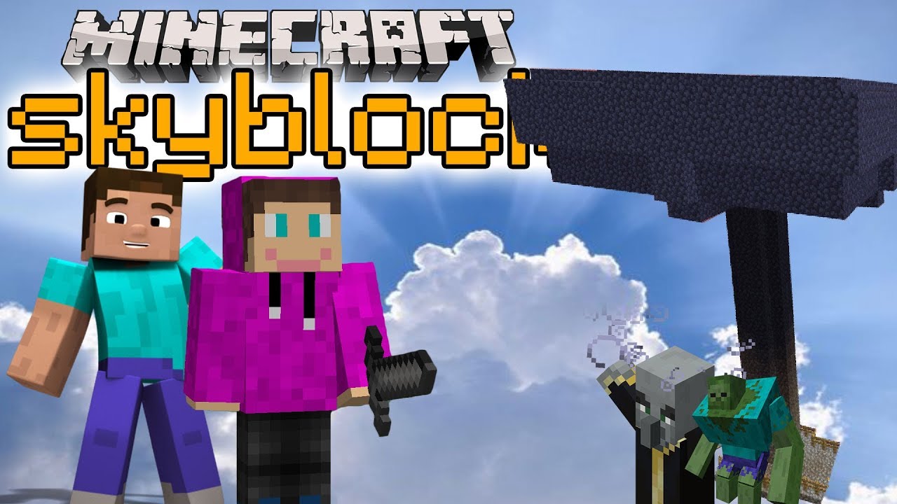 BUILDING A FLOATING MOB SPAWNER (Minecraft Skyblocks EP4) - YouTube