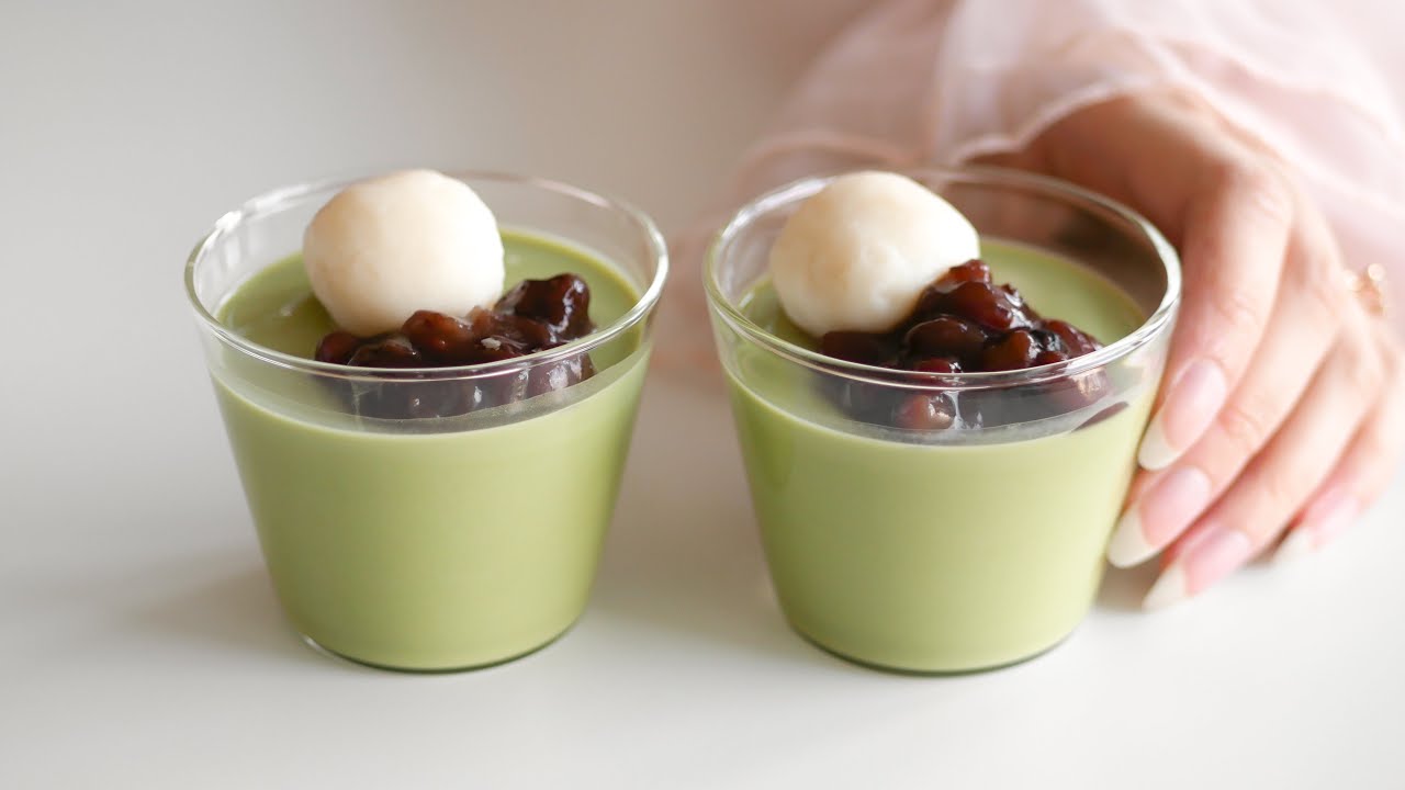 Matcha Pudding - YouTube