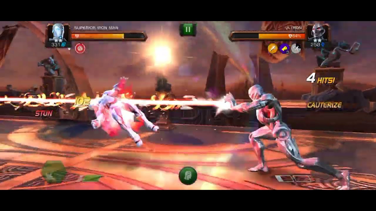 Superior Iron Man VS Ultron | Marvel Contest Of Champions - YouTube