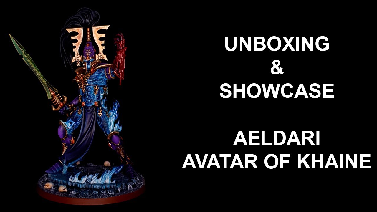 Warhammer 40000 - Aeldari Avatar of Khaine (Unboxing & Showcase) - YouTube