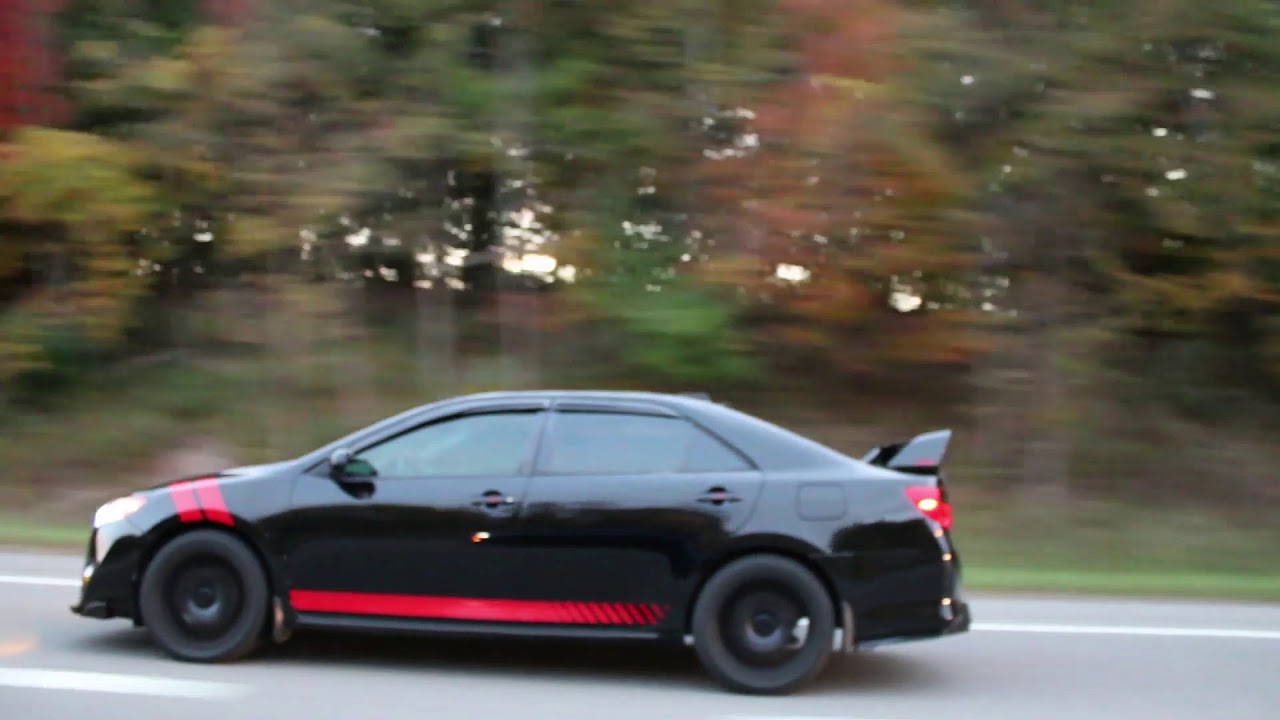 Modified camry 2012 freeway run - YouTube