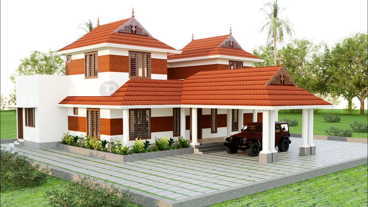 SIMPLE 4BHK | Traditional | Home Tour | D5Render | Riddha Designs ...
