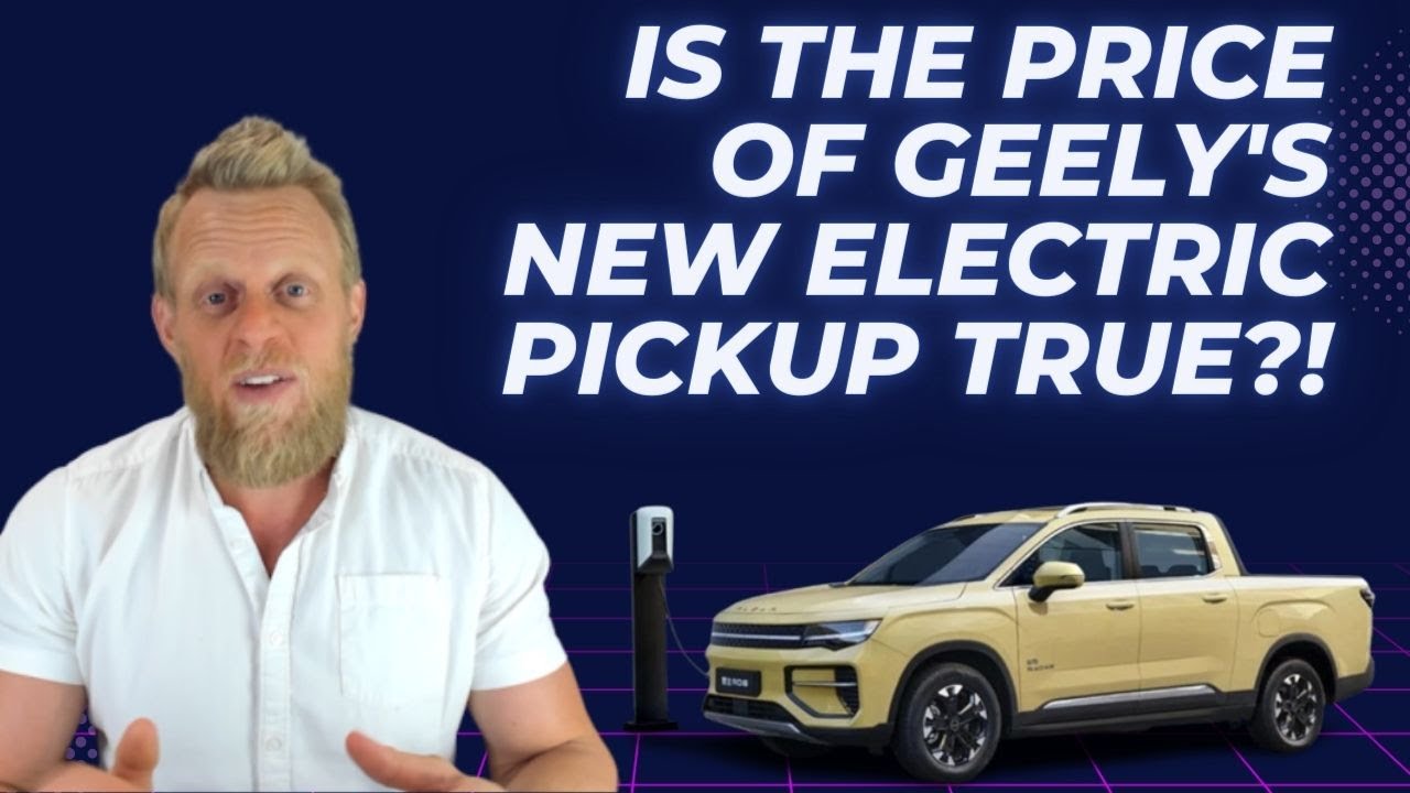 Cheapest electric pickup (ute) in the world; Geely's Radar RD6 - YouTube