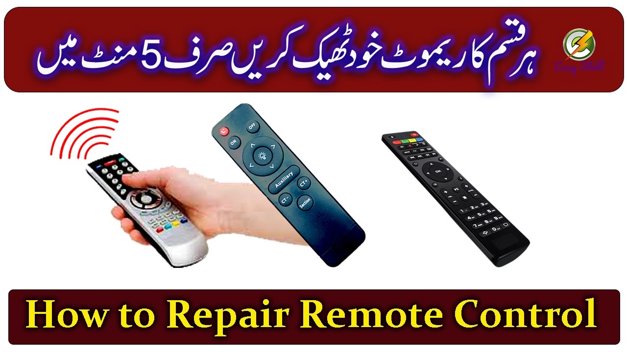 How to fix remote control | how to repair all types of remote controls ...