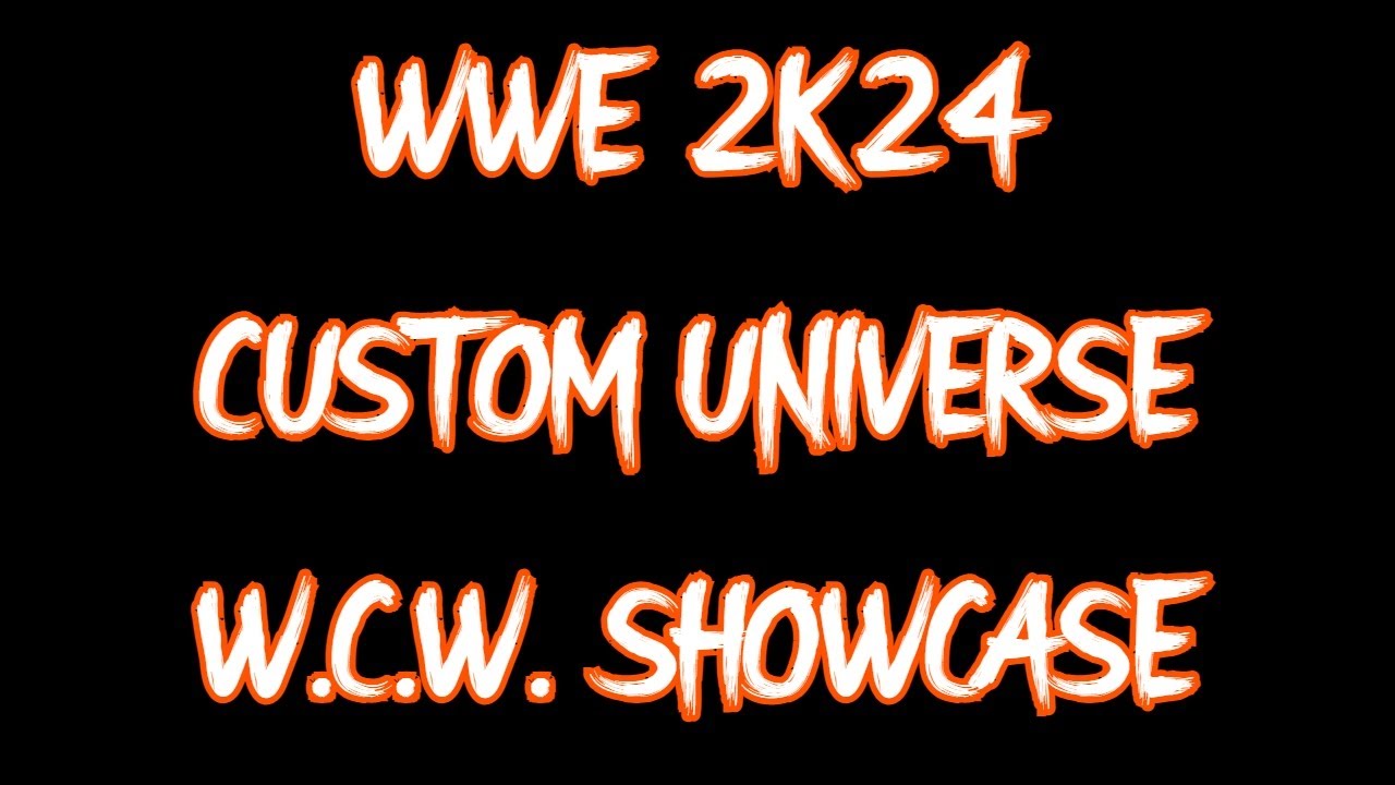 WCW Custom Universe Showcase - YouTube
