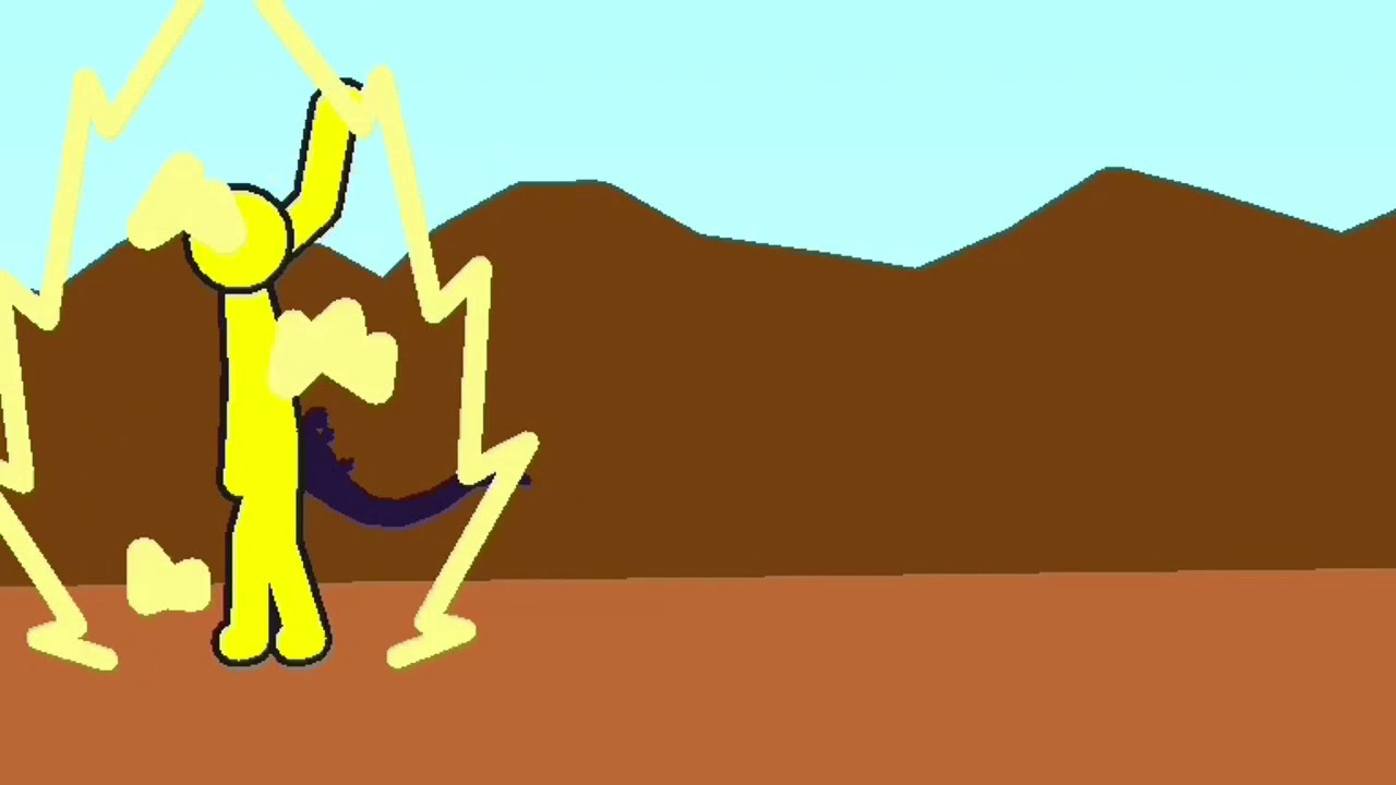 Stick Nodes: The Fire God VS The Lightning Demon - YouTube